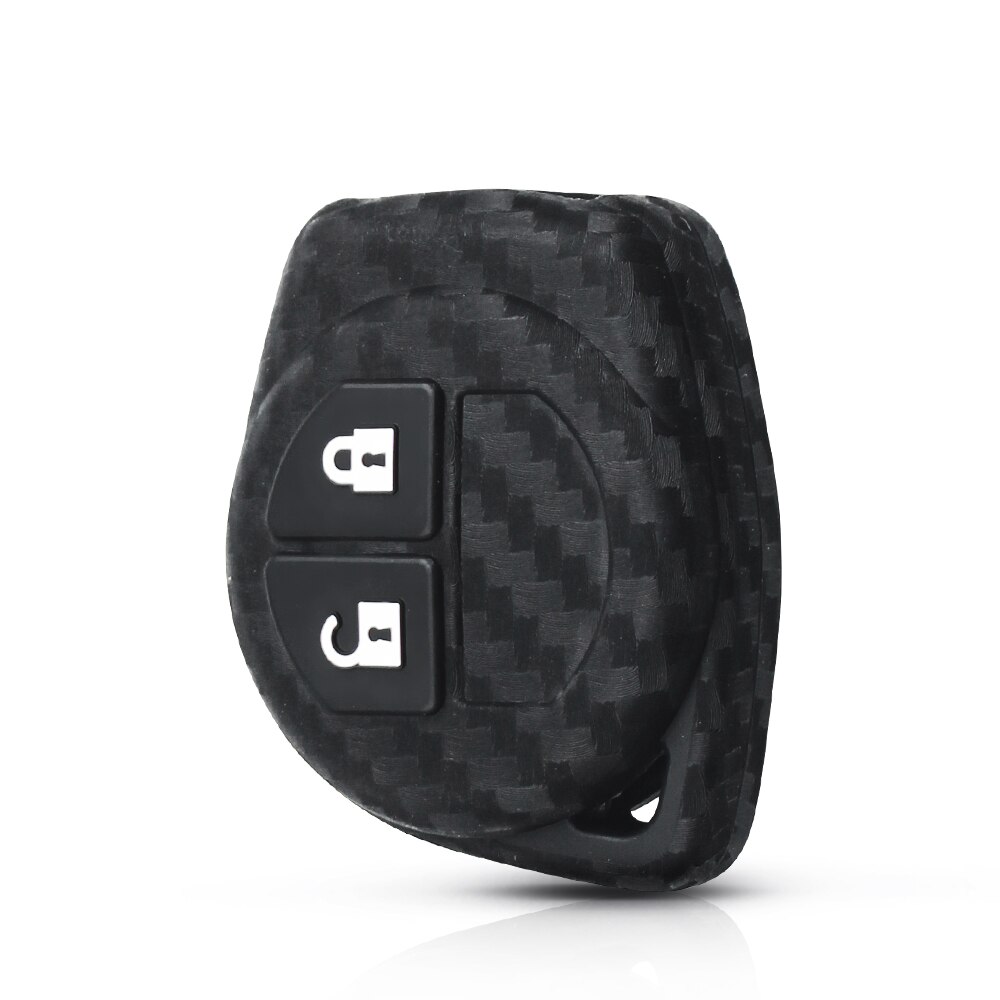 Keyyou Carbon Fiber Siliconen Key Case Rubber Cove... – Grandado