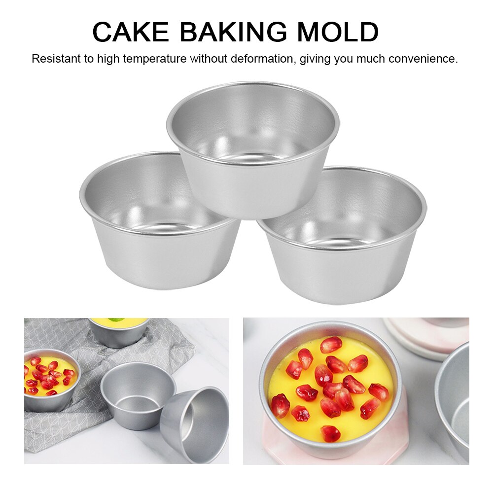3 Stuks Mallen Muffin Cakevorm Cake Bakvorm Diy Ei... – Grandado