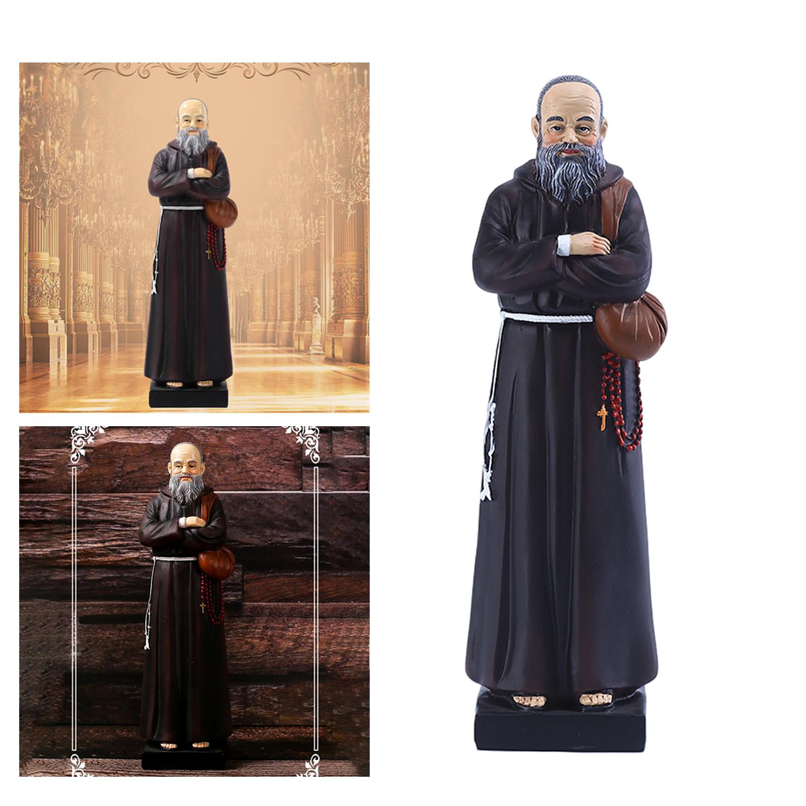 Priest Statue Religious Sculpture Blessed Catholic... – Grandado