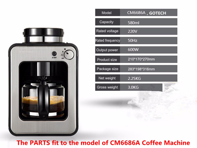 Kaffefilter av cm6686a gotech kaffemaskin amerika... – Grandado