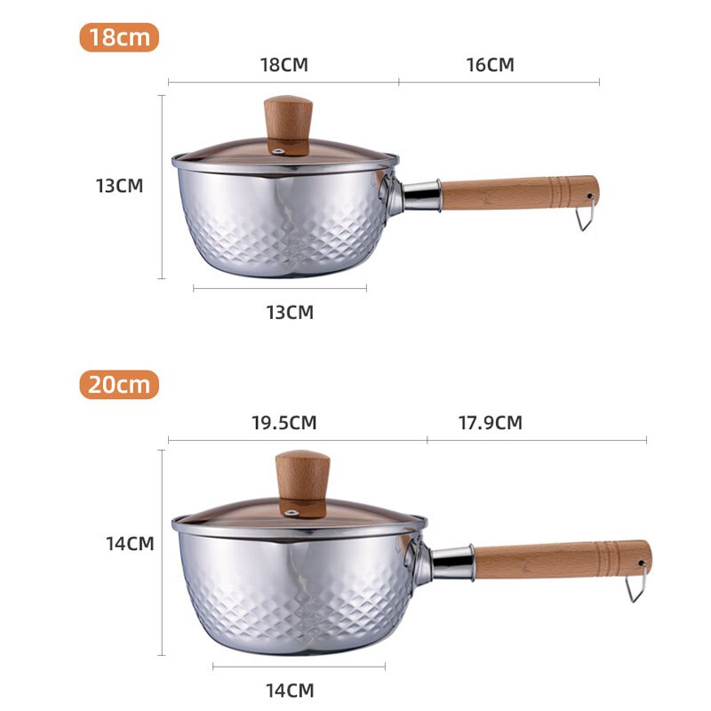 Stainless Steel Cooking Pot Soup Stock Pot Japanes... – Grandado