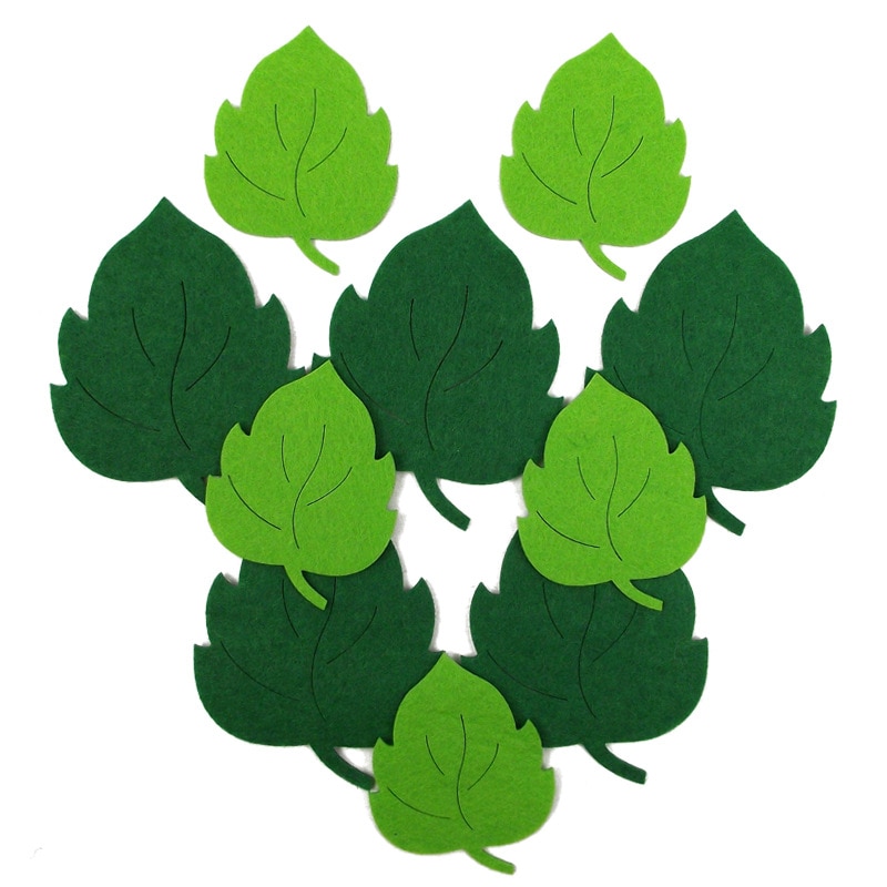 Felt Leaf Cutting Kindergarten Classroom Decorativ... – Vicedeal
