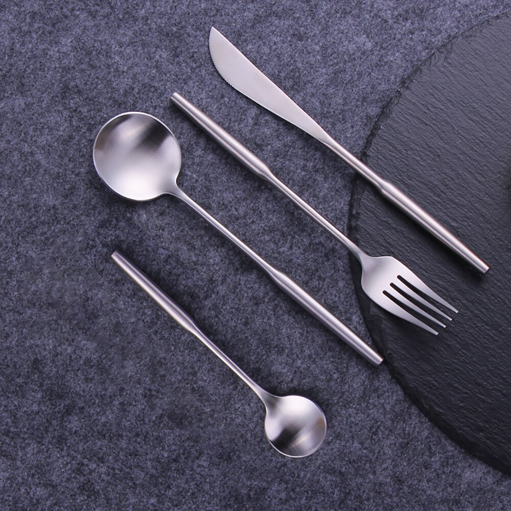 8/12/16/20/24Pcs Cutlery Set Stainless Steel Gold ... – Vicedeal