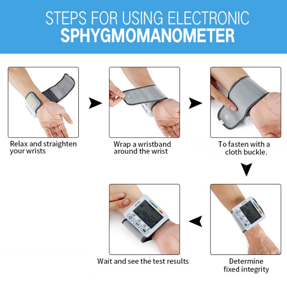 Blood Pressure Monitor Automatic Tonometer Electro... – Grandado