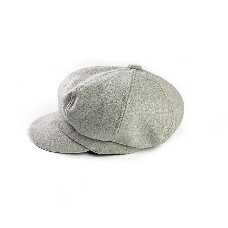 Women Classic Octagonal Hats For Winter Solid Colo... – Grandado