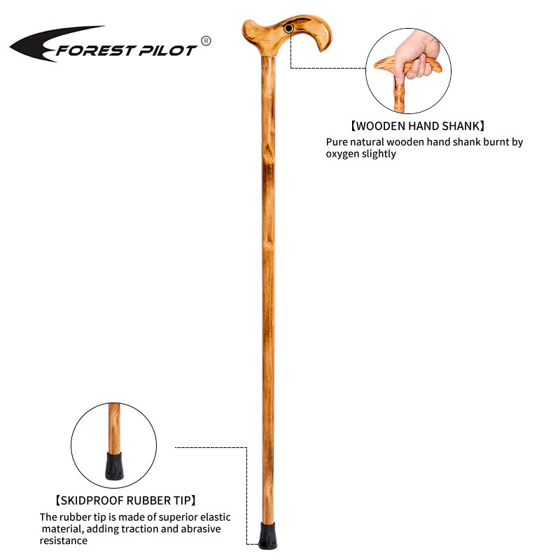 FOREST PILOT Walking Cane for Men and Women Handcr... – Grandado