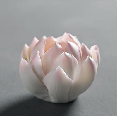 handwork ceramics Lotus Handmade ceramic flower te... – Grandado