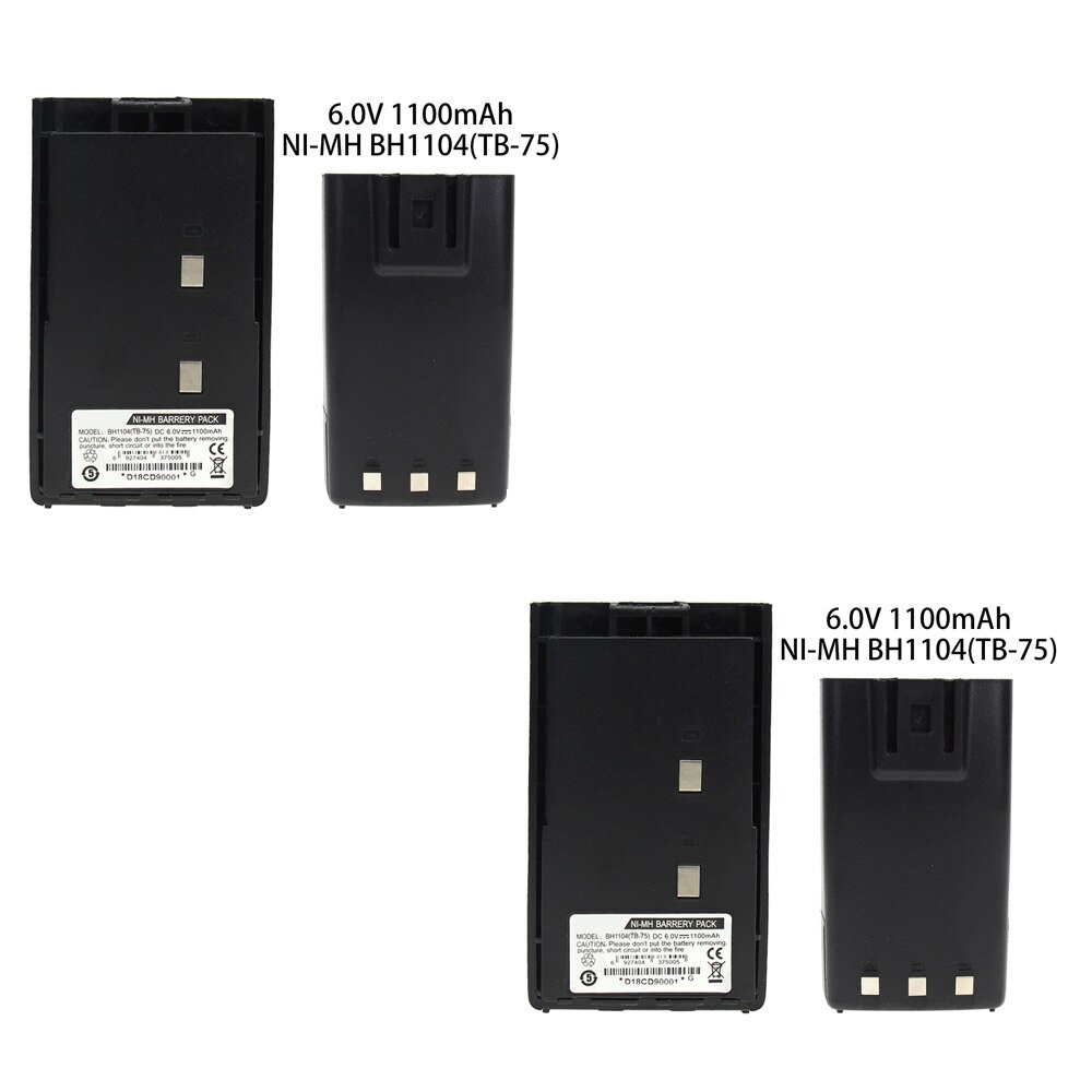 2X Replacement Battery for Hytera HYT BH1104 BH130... – Grandado