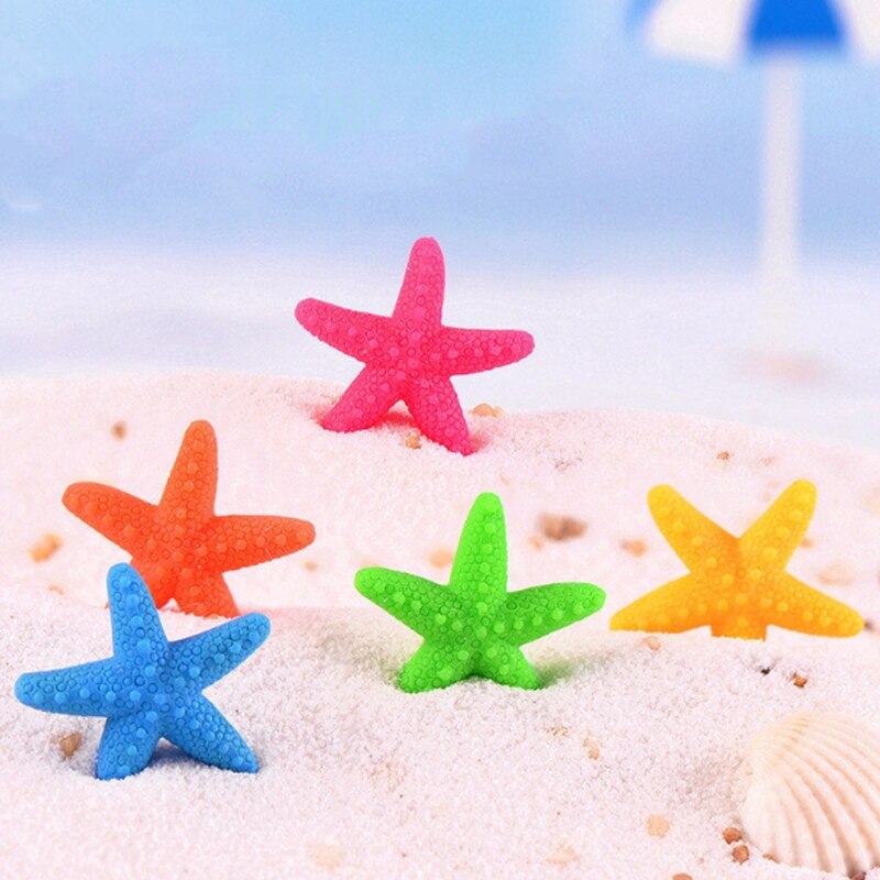 5pcs Fish Tank Artificial Colorful Starfish Decora... – Grandado