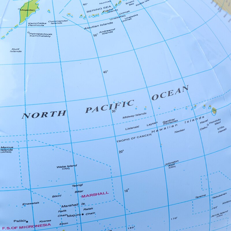 40 cm Inflatable World Globe Teach Education Geogr... – Grandado