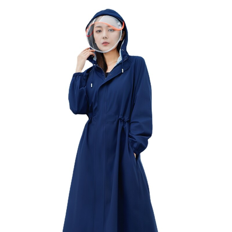 Women Long Raincoat Poncho Waterproof Coat RainCoa... – Grandado