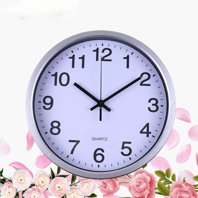Classic Vintage Round Wall Clock Modern Plasitc Wa... – Grandado