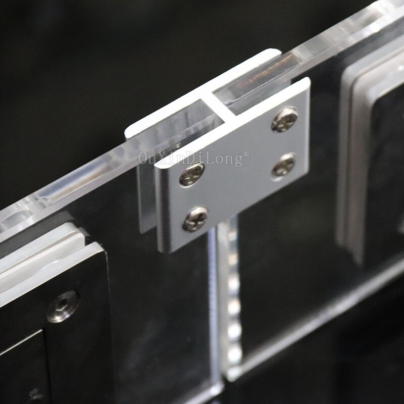 10PCS 180Degrees 2Ways Flat Glass Clamp Bracket Ho... – Grandado