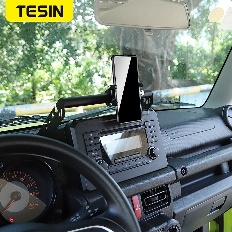 TESIN GPS Stand For Suzuki Jimny JB74 + Car Mobile... – Grandado