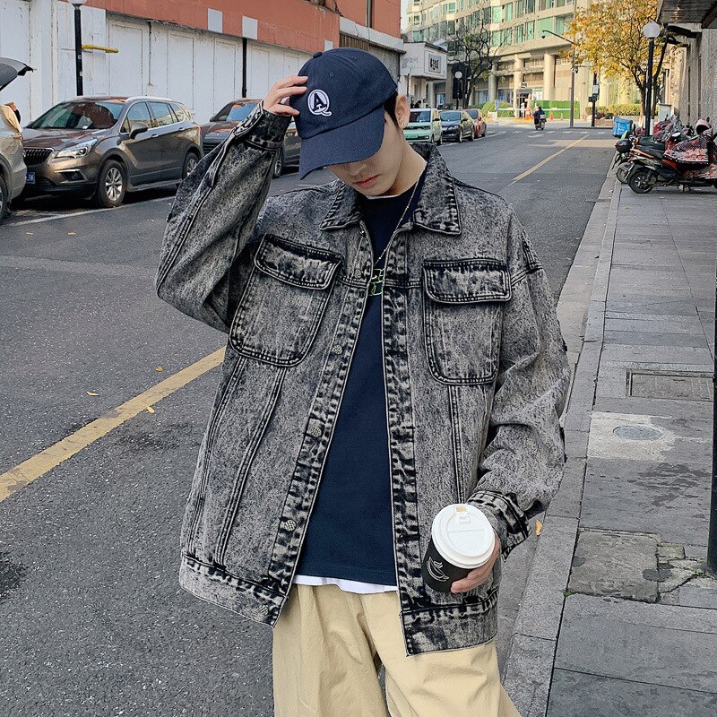 Denim Man Mode Jas – Vicedeal