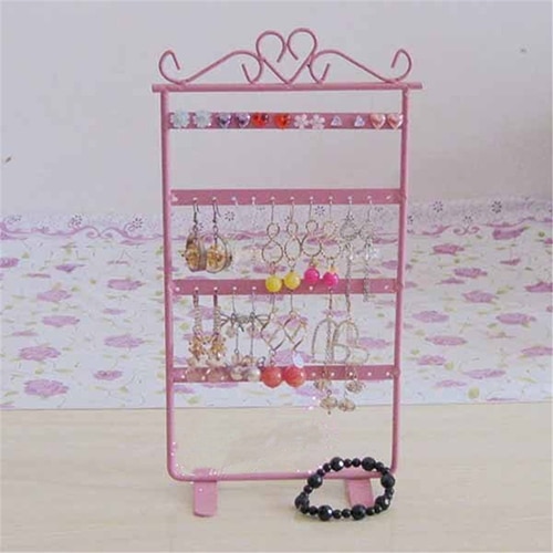 Oorbel Houder 48 Gaten Stand Weergave Metal Opknop... – Grandado