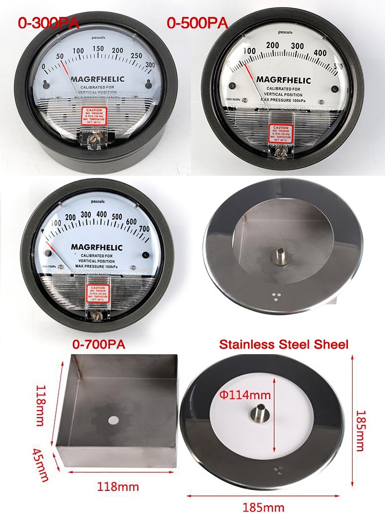 TE2000 Micro Differential Pressure Gauge High Prec... – Grandado