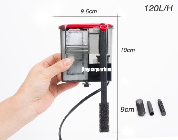 TOP external hang on power filter quiet silence aq... – Vicedeal