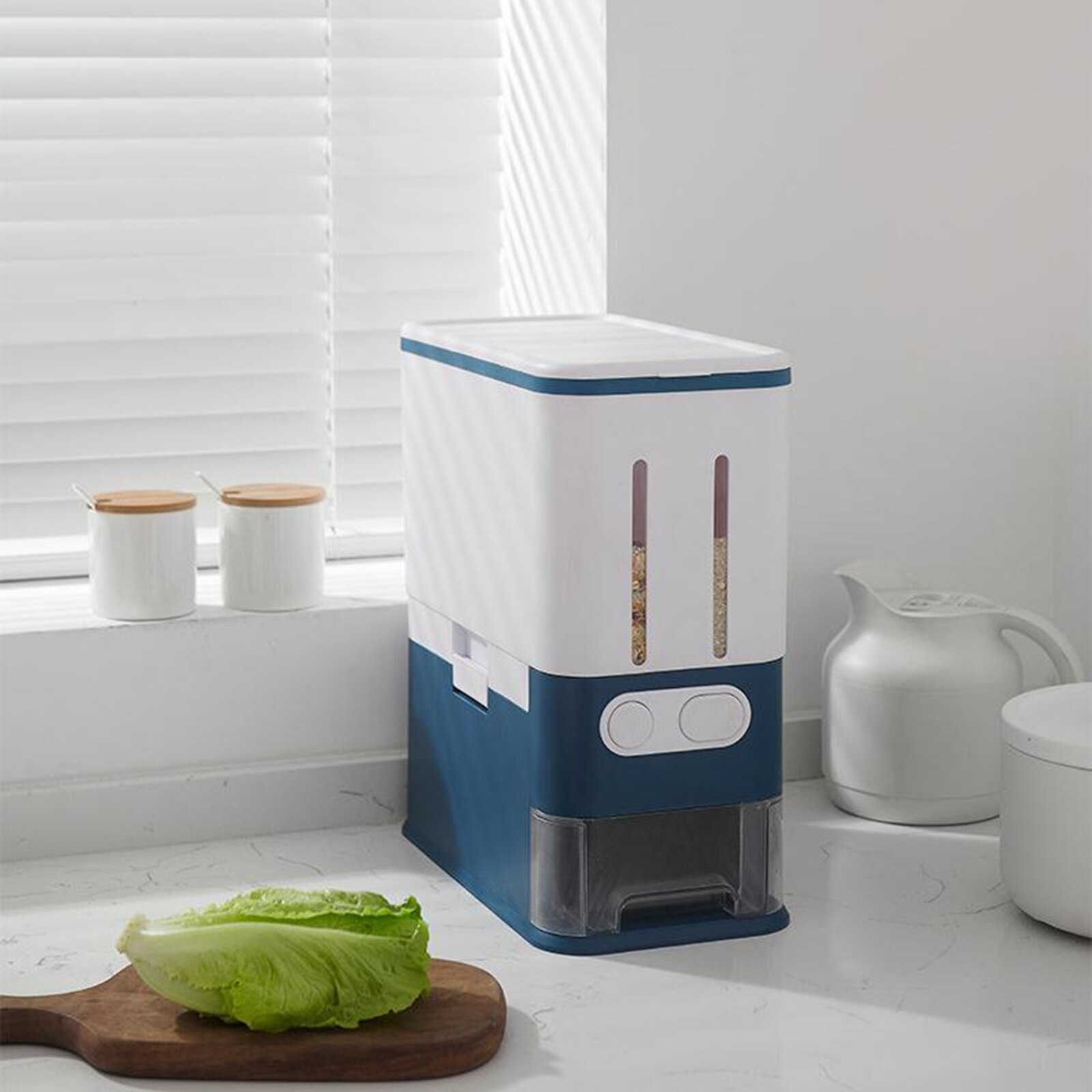 55LBs Large Capacity Food Grain Storage Container ... – Grandado