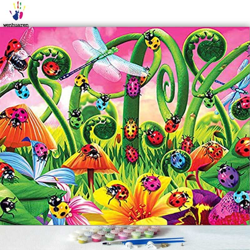 DIY colorings pictures by numbers with colors Lady... – Grandado