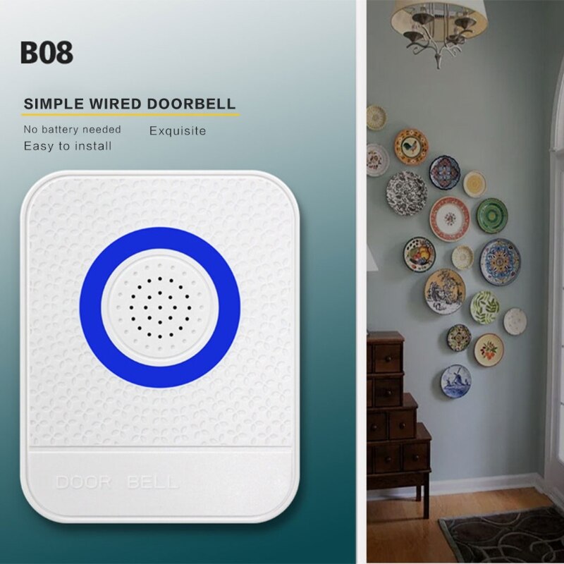 Wired 12V Electronic Doorbell For Home Hotel Garde... – Vicedeal