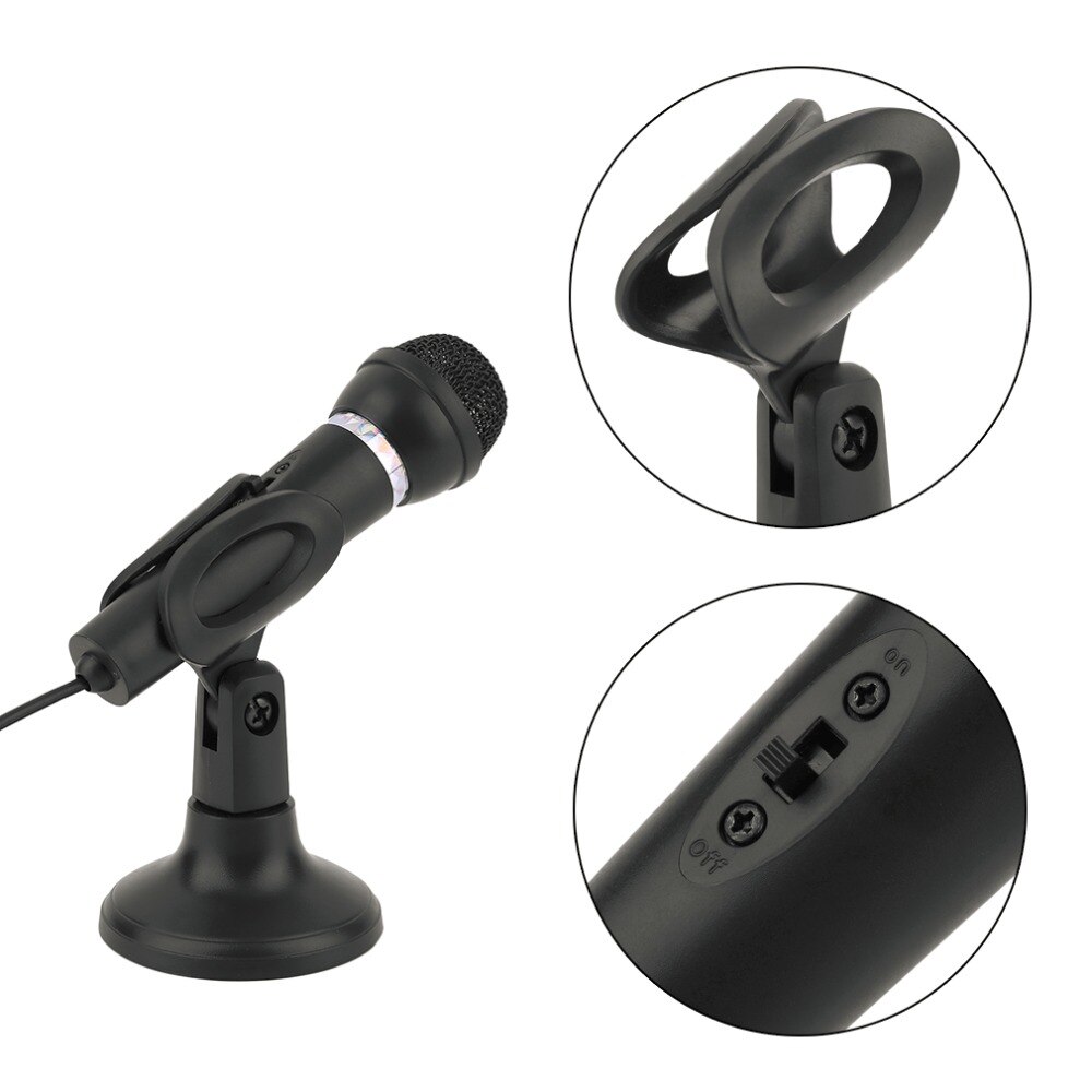 Computer Notebook Desktop Microphone Wire Karaoke ... – Vicedeal