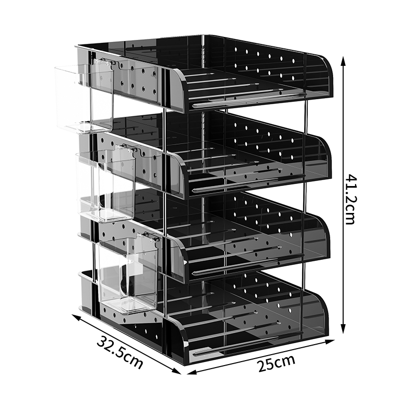 1PCS Desktop 3 Tier Organizer Transparent Acrylic ... – Grandado