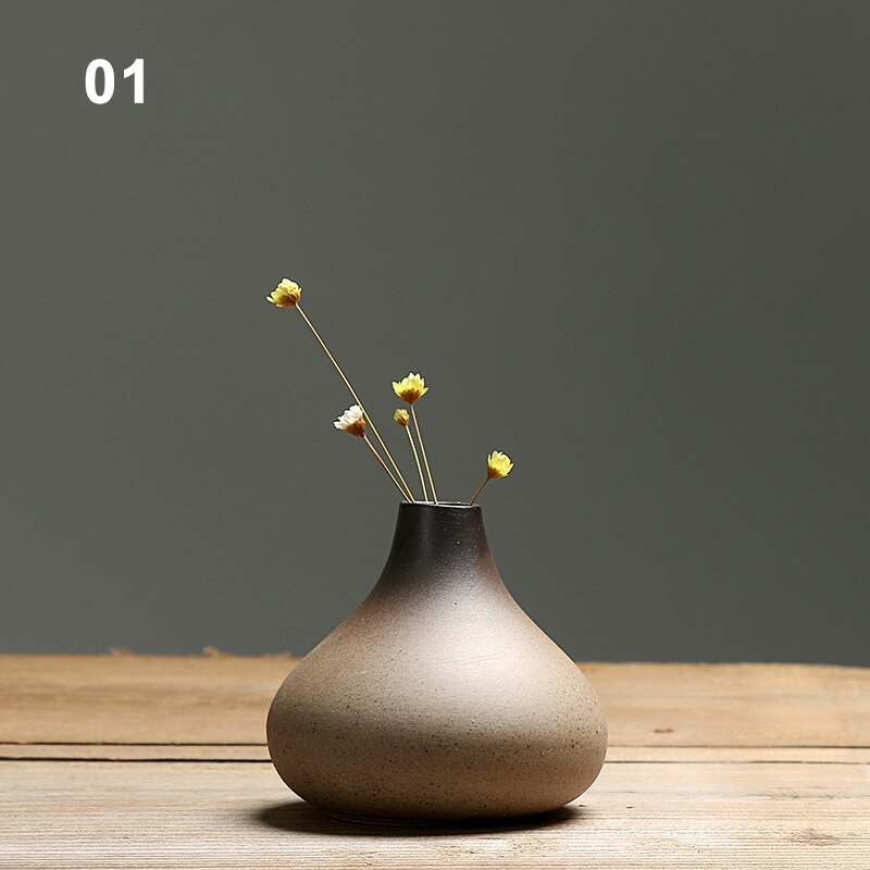 Home Simple Classic Ceramic Vase Ceramic Flower Va... – Vicedeal