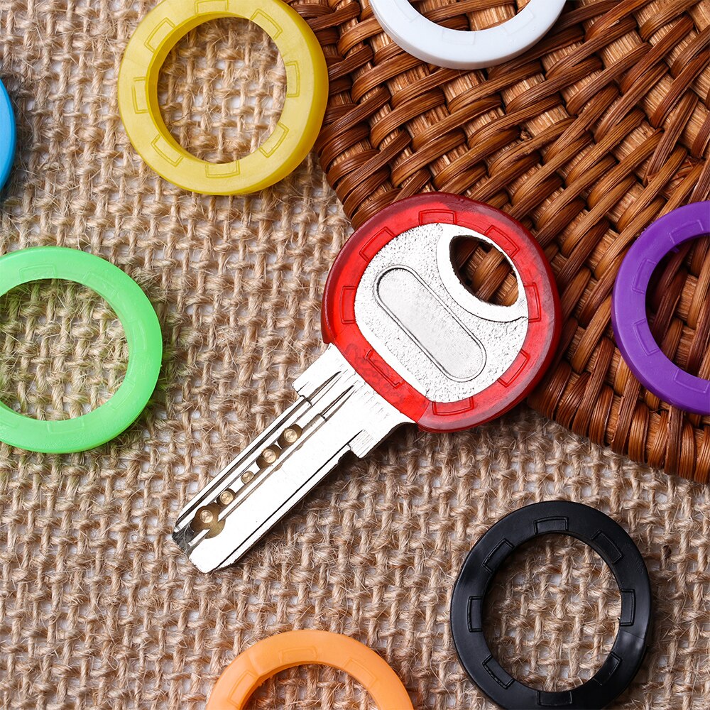 8Pcs Mixed Color Hollow Rubber Key Covers Multi Co... – Vicedeal