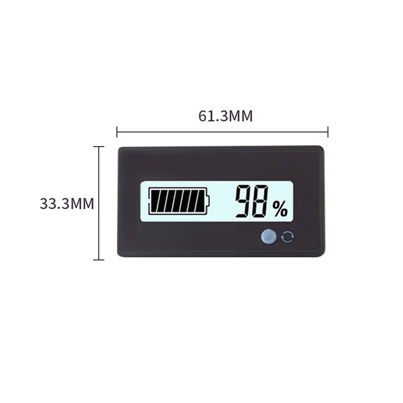 12V-48V Lead-acid Battery Capacity Indicator Volta... – Grandado