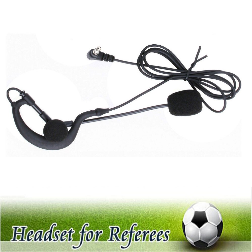 Referee Earhook Headphone 3.5mm port Headset Micro... – Grandado
