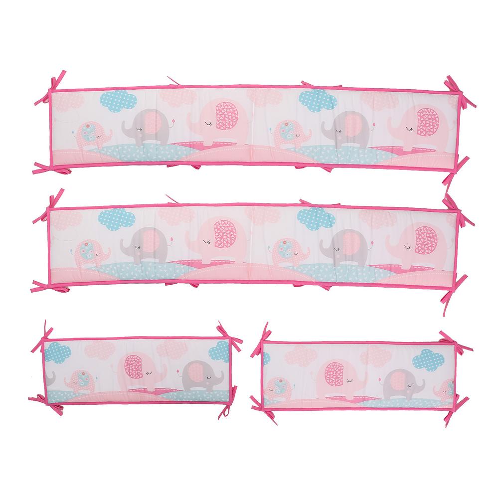 4 Stuks Baby Crib Bumpers Guard Pad Nursery Baby B... – Grandado