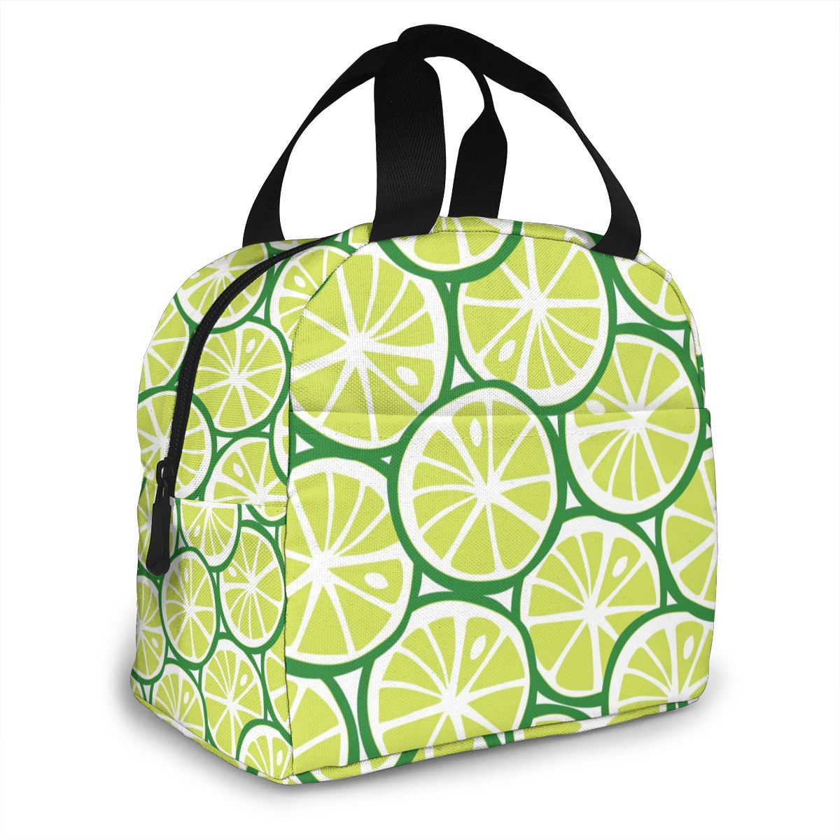 Green Lime Citrus Tropical Summer Lunch Bag Portab... – Grandado