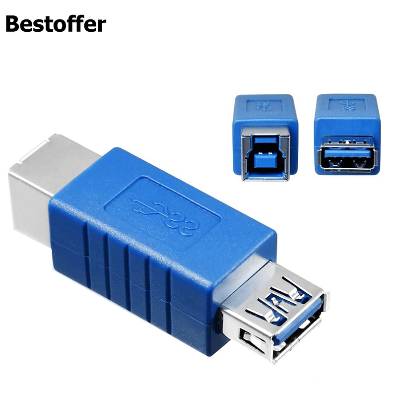 Adaptateur USB 3.0 A femelle vers B femelle/A mâle... – Grandado