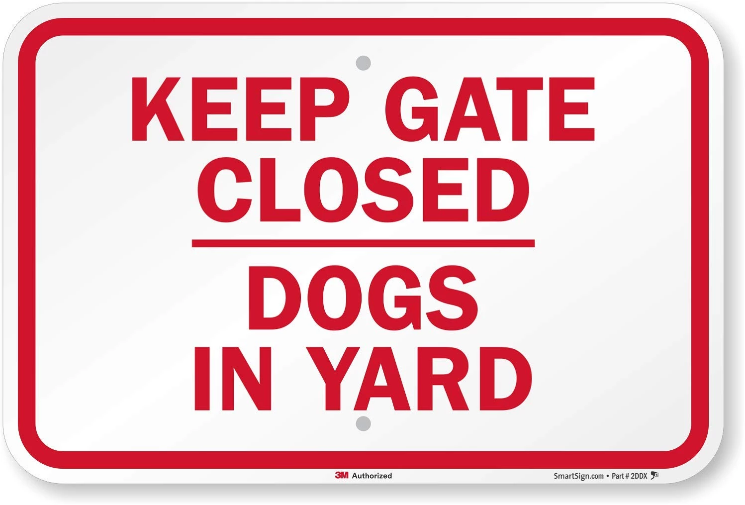 LASMINE Dog in Yard Keep Gate Closed Wall Door Sig... – Grandado