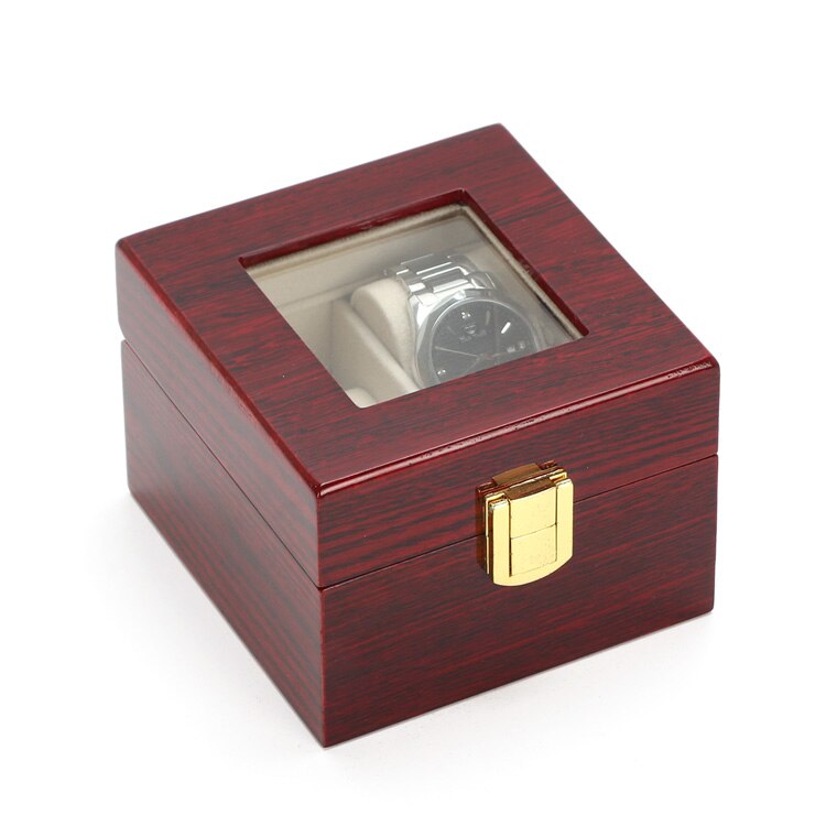 Wood Watch Display Boxes Case Light Red Watch Orga... – Grandado