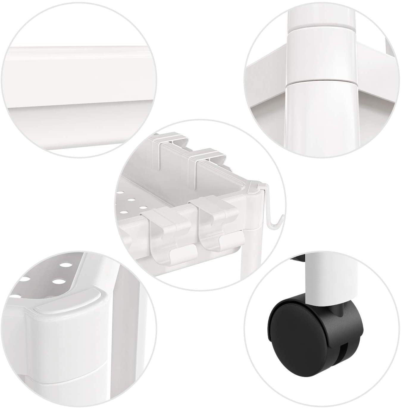 Kitchen Island Trolley Bathroom Trolley Floor Shel... – Grandado