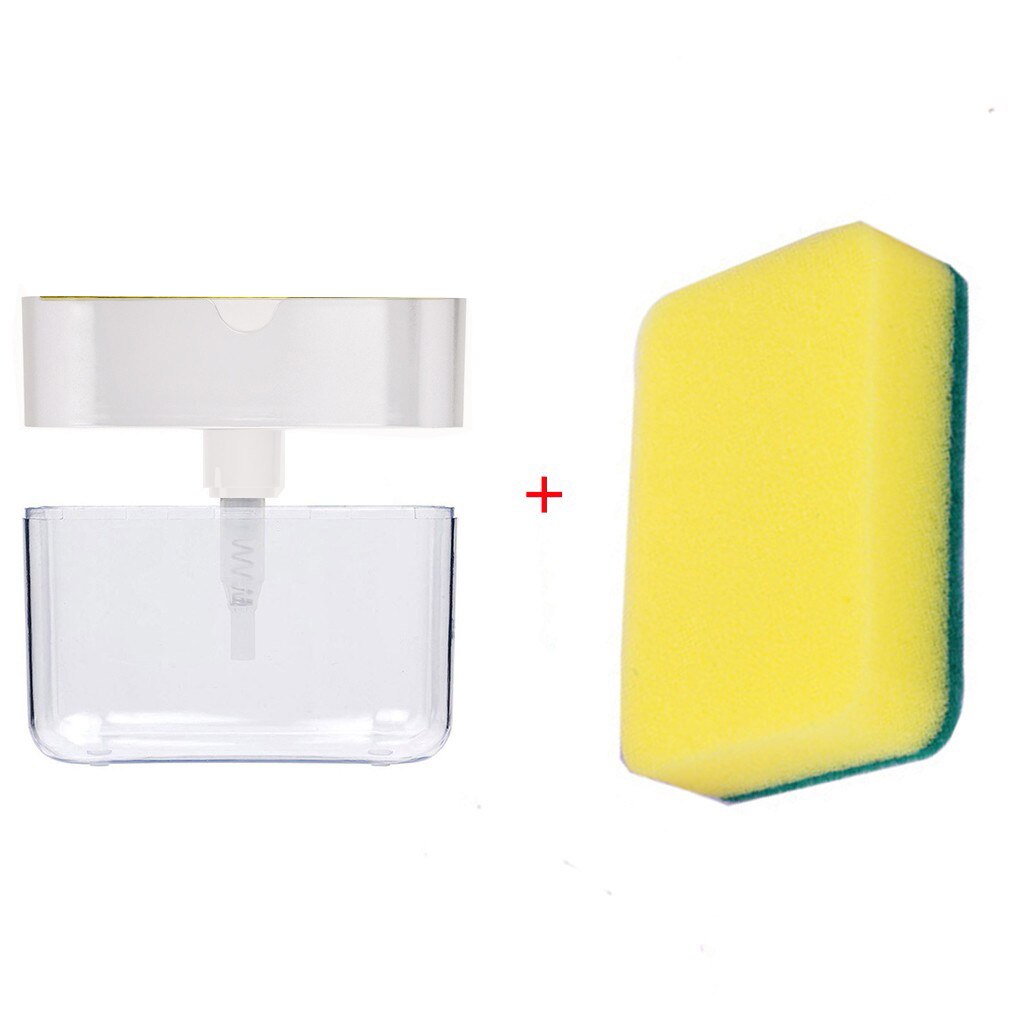 2-in-1Sponge Rack Zeepdispenser Zeepdispenser En S... – Grandado