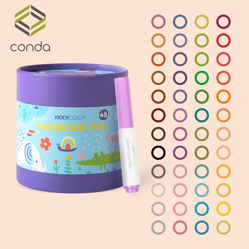 Conda Children's color pen Safe washable Set 24 36... – Grandado