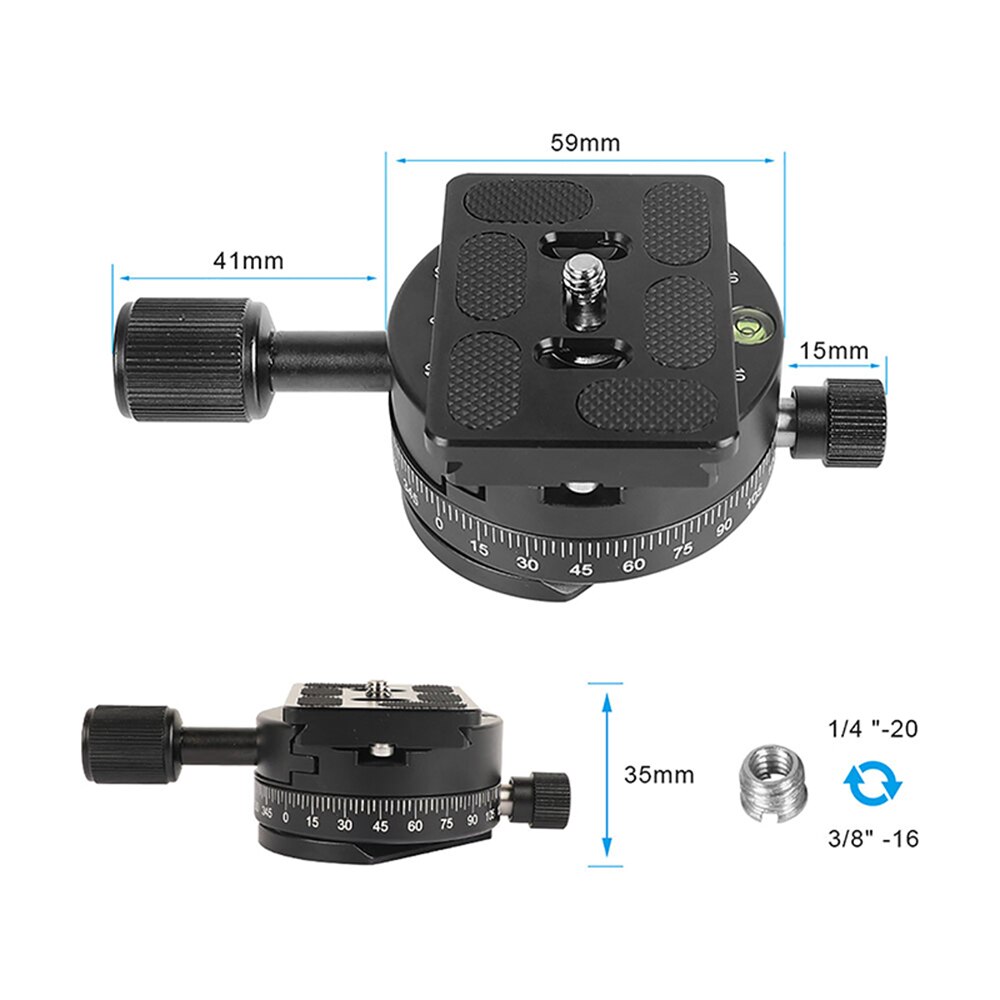 CAMVATE Arca Style Swiss Standard 38mm 360° Rotati... – Grandado