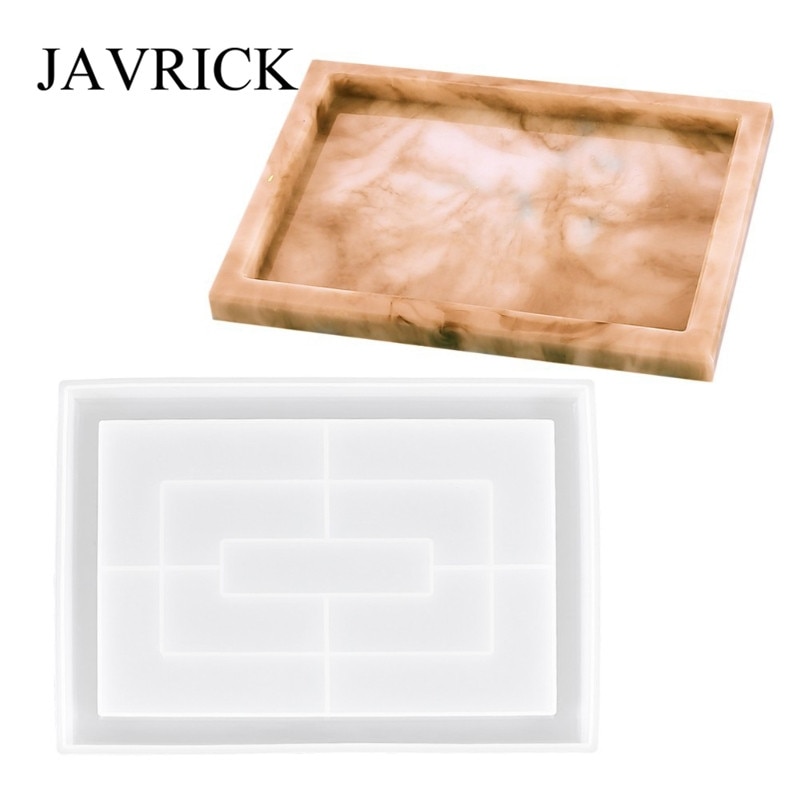 Rectangle Flower Pot Tray Epoxy Resin Mold Storage... – Grandado
