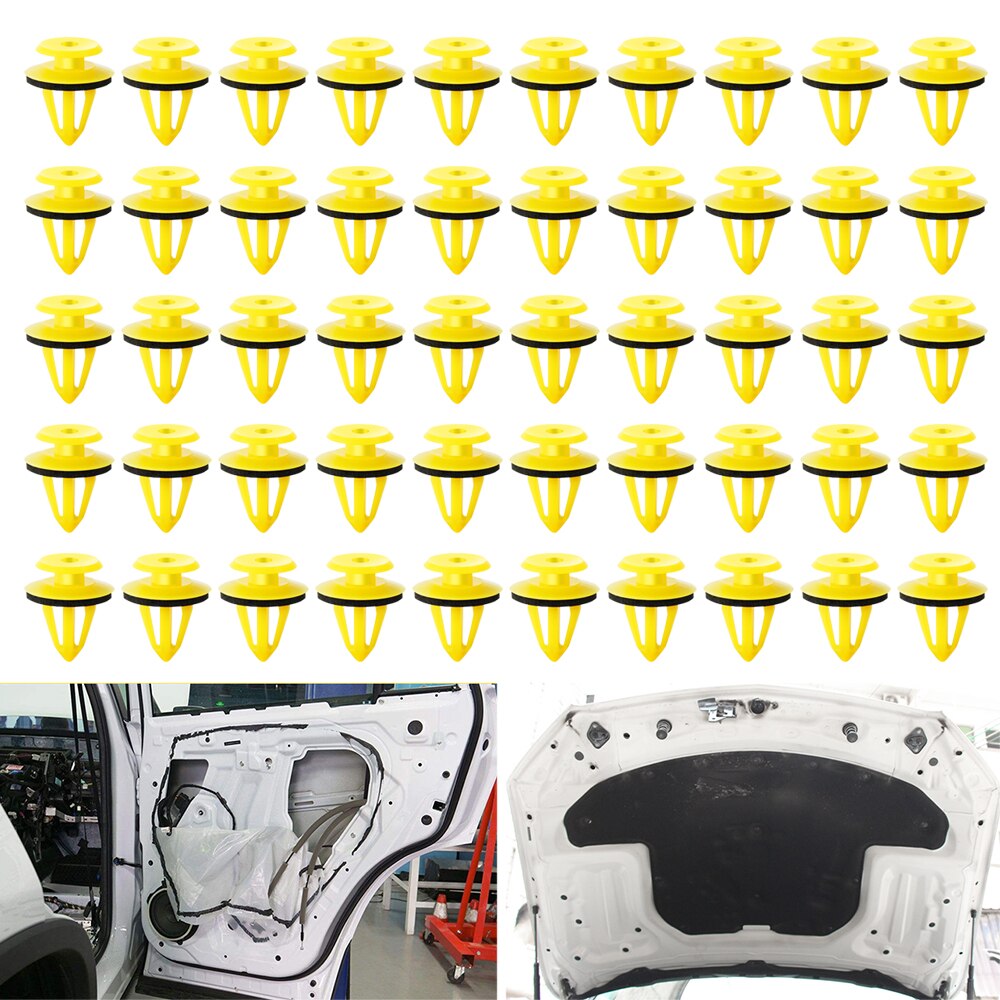 50 Stuks Auto Fastener Clips Bumper Spatbord Schro... – Grandado