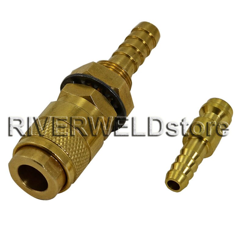 Gas & Water Quick Connector Fitting Hose Gold Conn... – Vicedeal