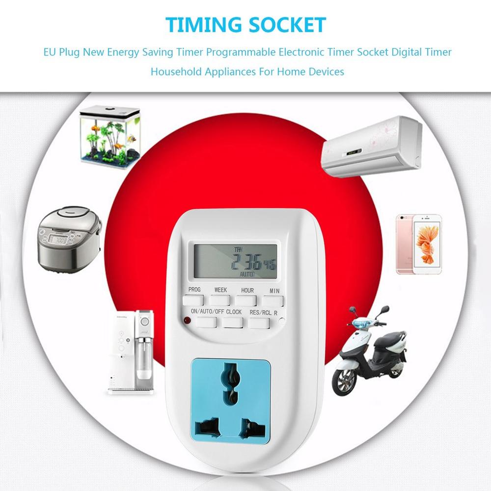 Eu Plug Energy Saving Timer Programmable Electroni Grandado