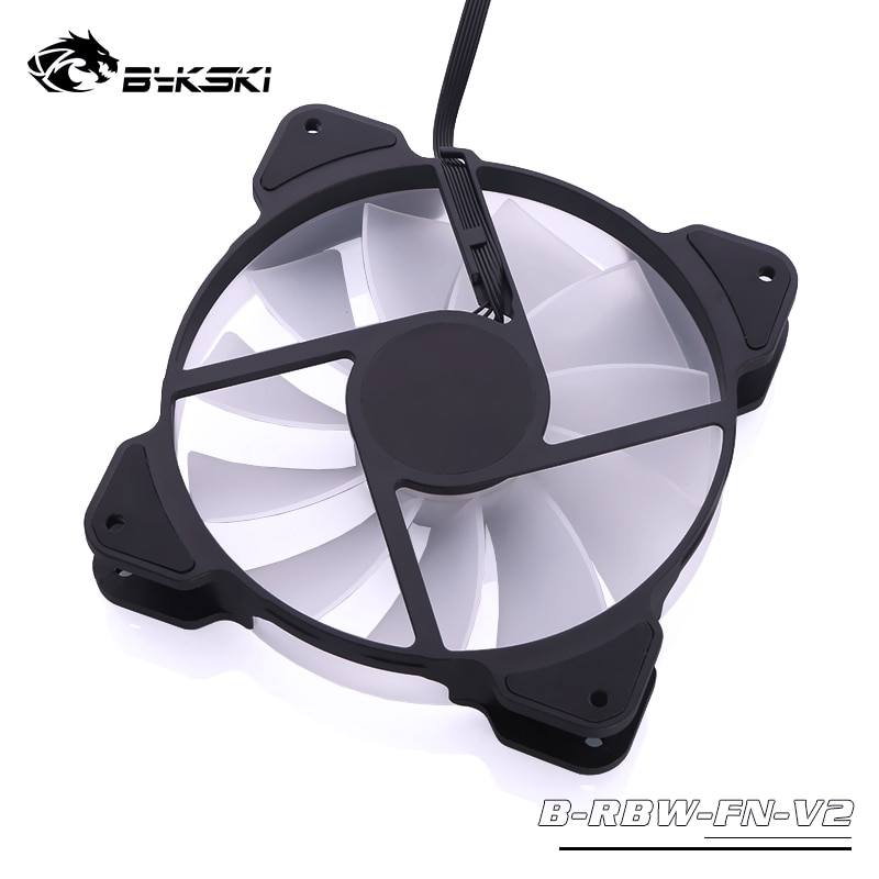 Bykski B-RBW-FN-V2 120mm 12cm RBW 5v RGB Fan 12v H... – Grandado