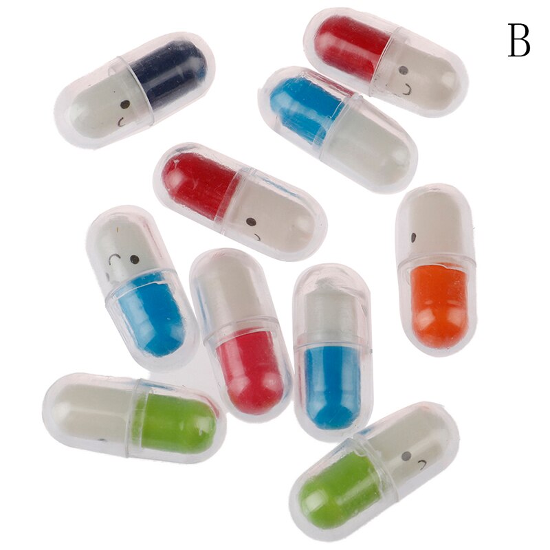 10PCS Slime Mini Capsule Coloured Man Smiling Face... – Grandado