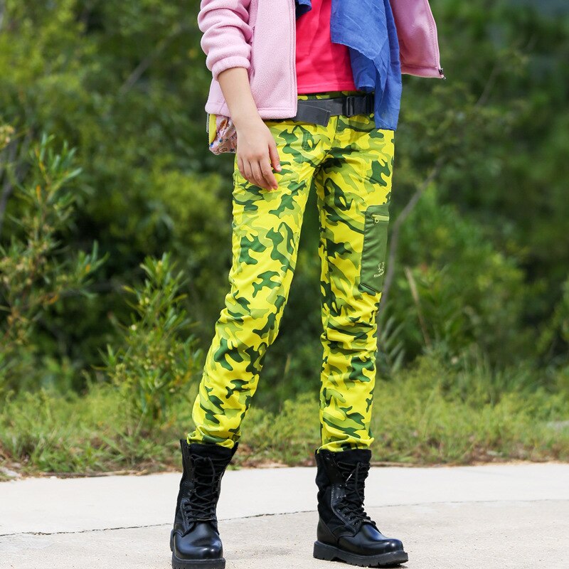 Women Spring Outdoors Camouflage Soft Shell Pants ... – Vicedeal