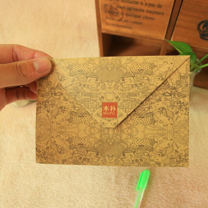 10pcs/lot Vintage print pattern kraft paper DIY en... – Vicedeal