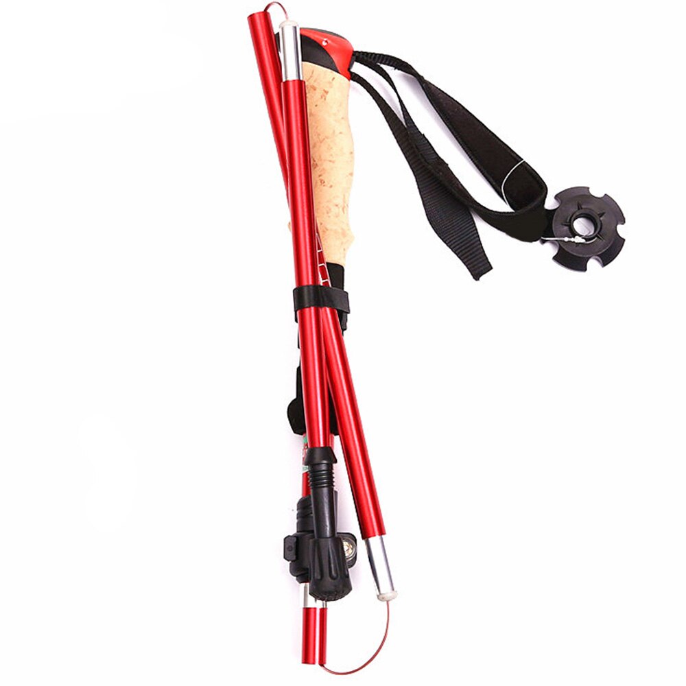 3 Sections Foldable Trekking Poles Aluminium Alloy... – Grandado