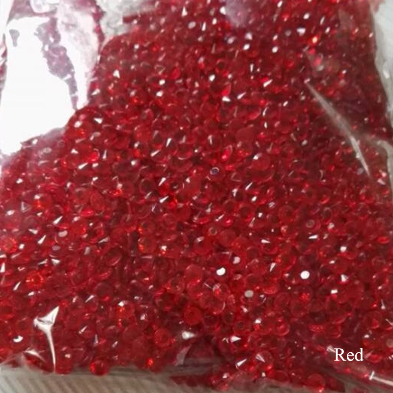 1000PS 4.5mm Acrylic Diamond Confetti Wedding Deco... – Grandado
